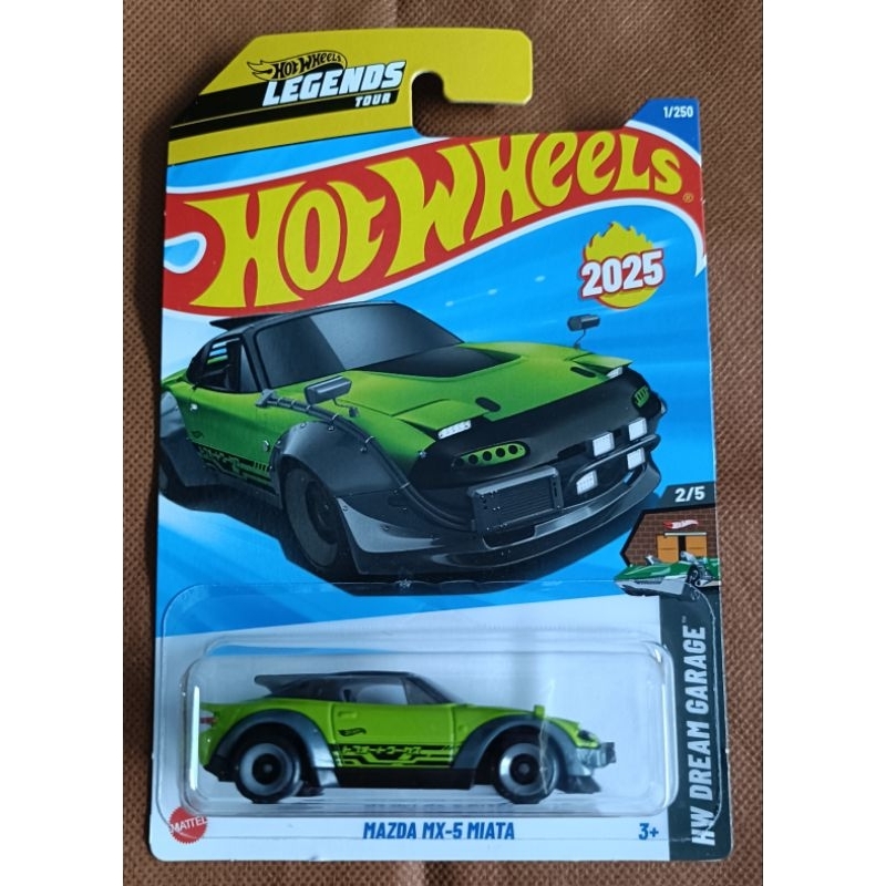 Hot Wheels MAZDA MX-5 MIATA Legend tour 2025 Verde | Shopee México