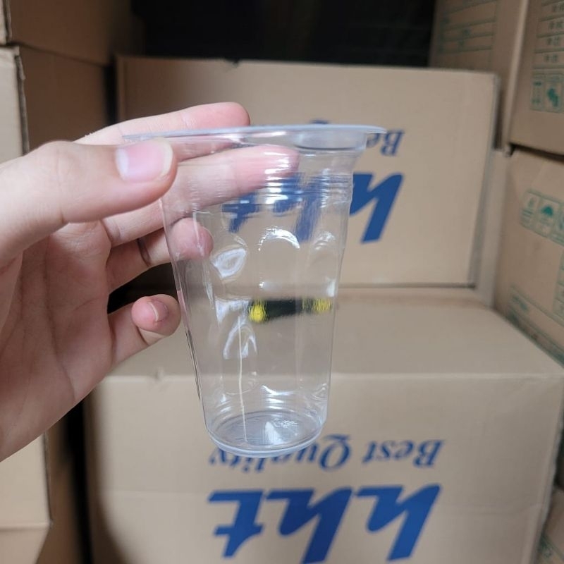220ml HHT Tazas De Plástico Transparente Aqua (Contiene 50pcs)/Café De Té Helado | Shopee México