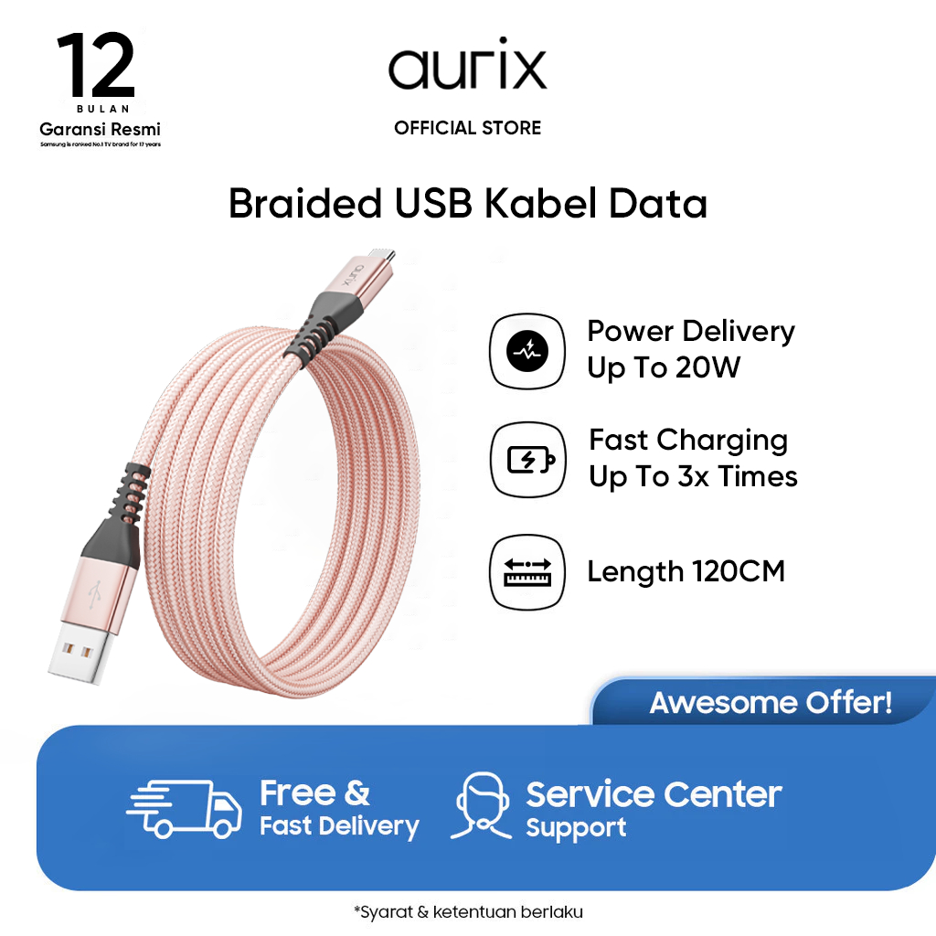 Cable De Datos PD De Carga Rápida Oficial De Aurix De 20 W Disponible ...