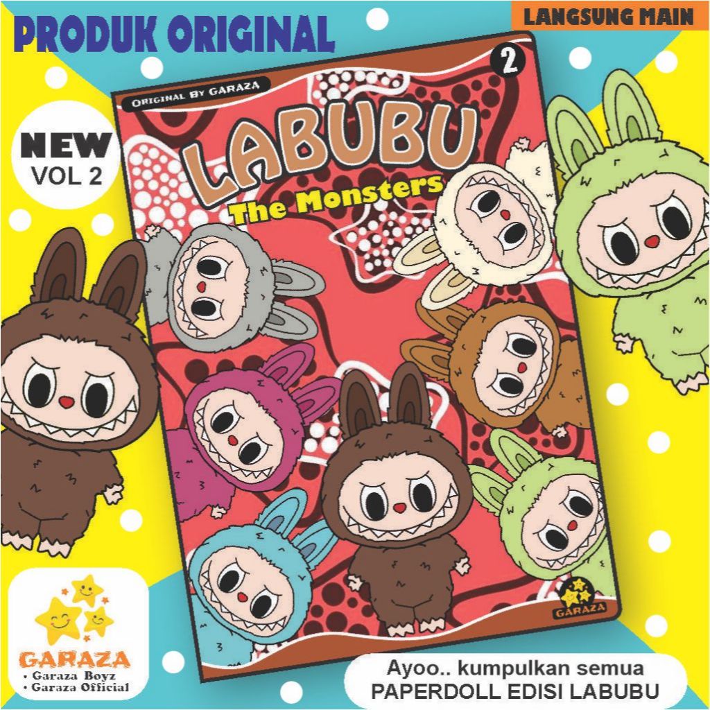 Paperdoll V . 2 L @ bububu Los Monstruos Viral Juguete Educativo Para Niños | Shopee México