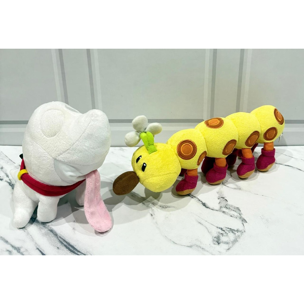 Peluche Wiggle Oruga Super Mario Y Polterpup Perro Fantasma Luigi ...
