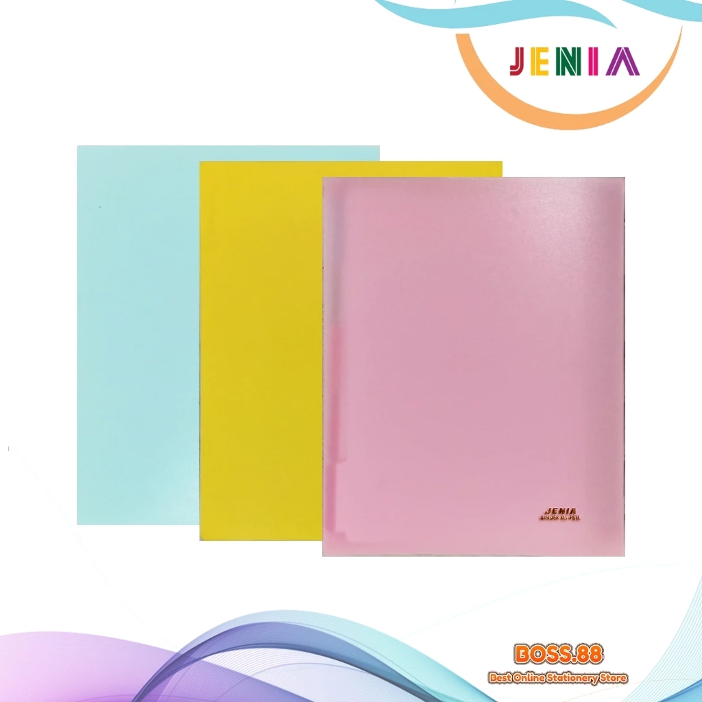 JENIA B5 Mapa De Carpetas En Color PASTEL Liso (1 Unidad) | Shopee México