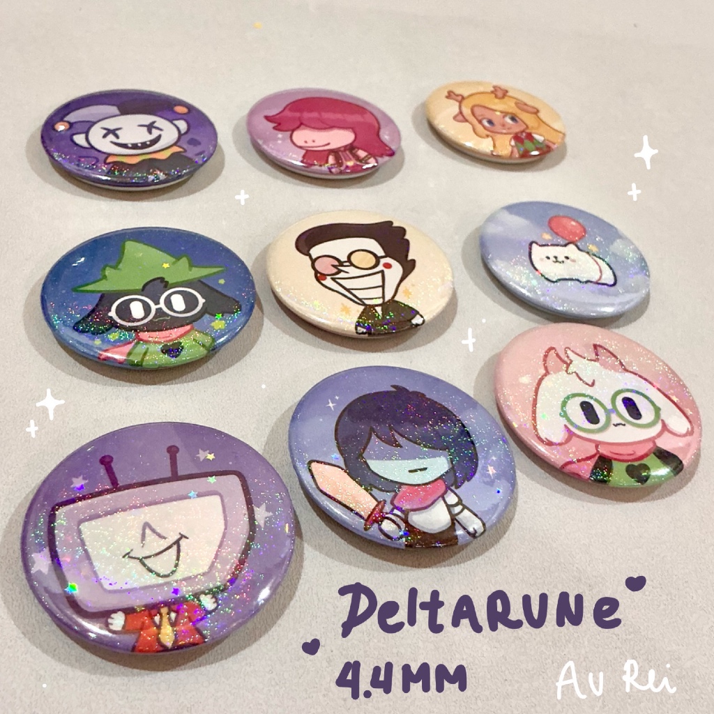 Botón De pin Deltarune merch | Tenna kris rabsei spamton jevil Por au ...