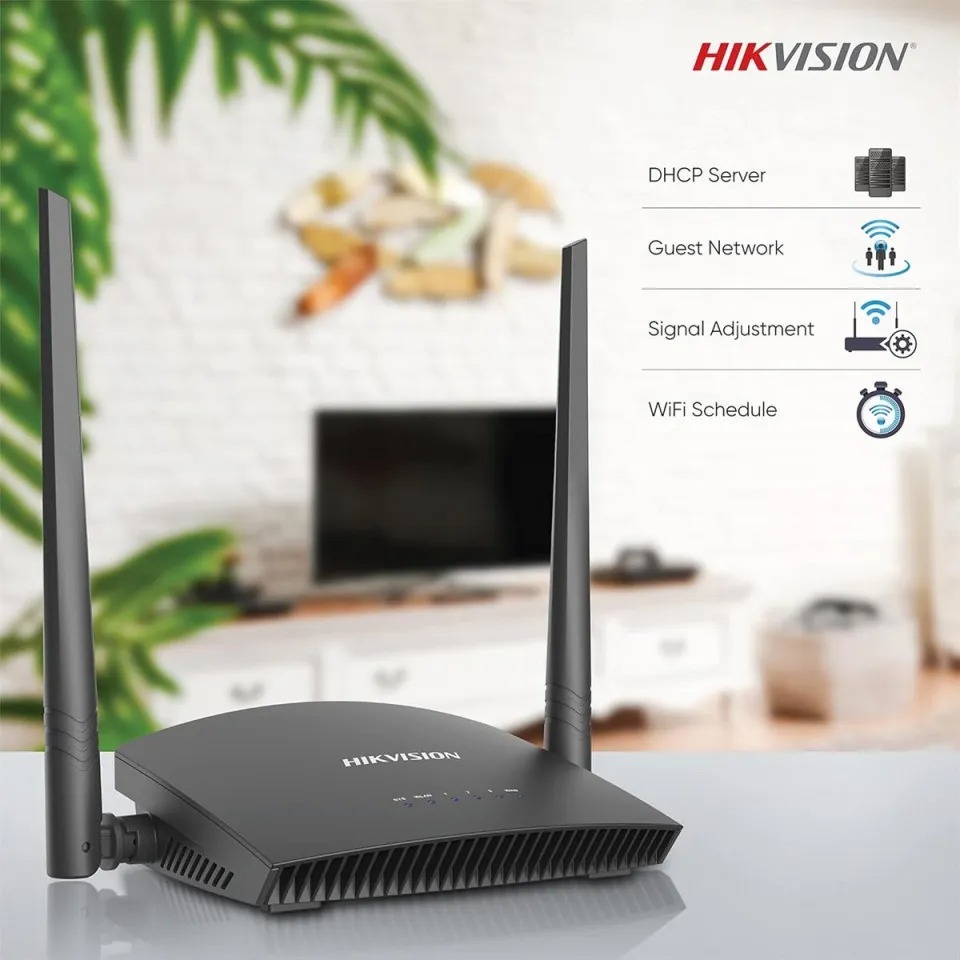 HIKVISION WR3N Router WiFi Inalámbrico De 300Mbps | Antena Dual 2.4GHz ...