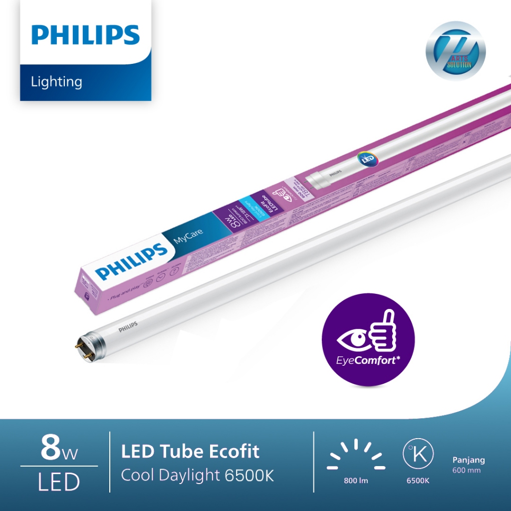 Tubo LED Philips Ecofit TL T8 8W 8 Vatios 16W 16-Color Blanco Y Neutro ...