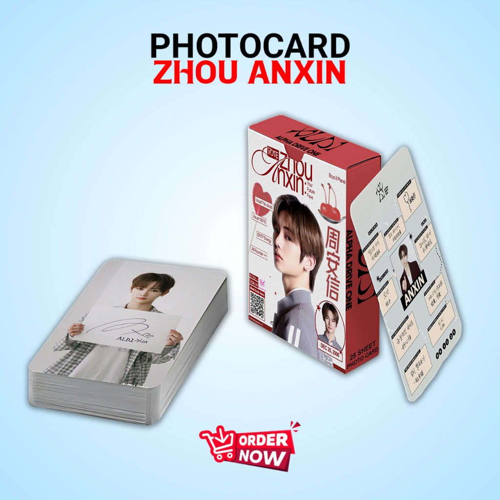 ZHOU ANXIN BOYS 2 Planeta Miembro KPOP ALD1 PREMIUM PHOTOCARD SET 1 ...