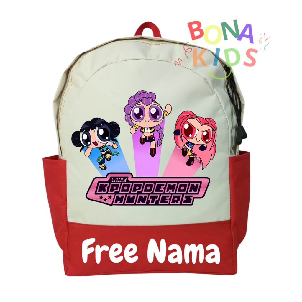 KPOP Cazadores De Demonios HUNTRIX POWERPUFF Versión Mochila Para Niños ...