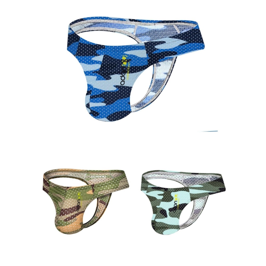 Ropa Interior De Tanga Para Hombre Con Motivo Militar Modelo 311 = 308 ...