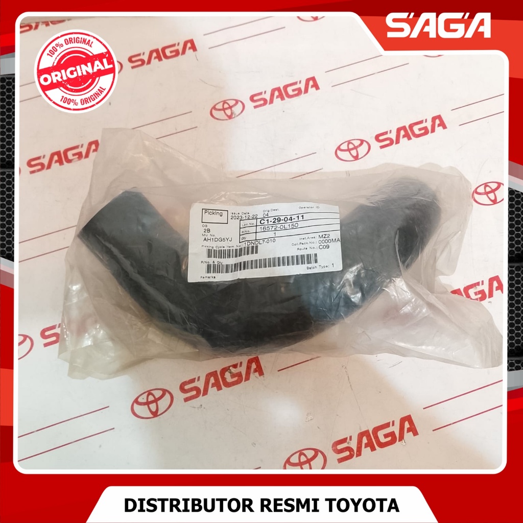 SAGA | Manguera De Radiador Inferior De Cabina Simple Original Toyota ...