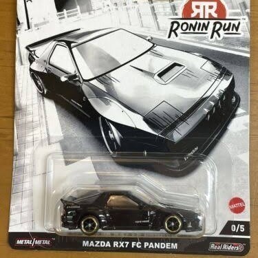 HOT WHEELS SUPER CHASE MAZDA RX7 FC PANDEM RONIN RUN Negro READYY ...