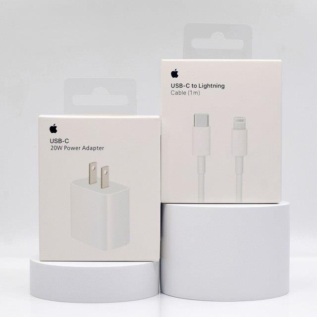 Cargador Original Apple 20w PD Carga Rápida Usb-c A Lightning Para Iphone 14 13 12 Pro Max ...