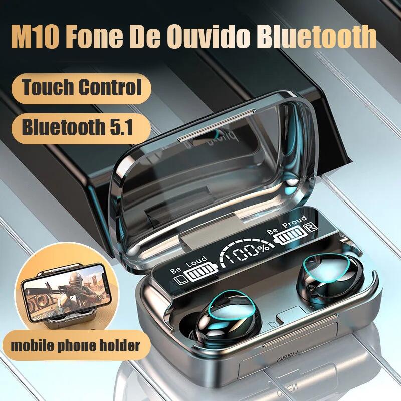 Auriculares Inalámbricos M10 Tws Bluetooth 5.1 Tipo In-Ear 2000mah Con Pantalla LED PK F9-5 ...
