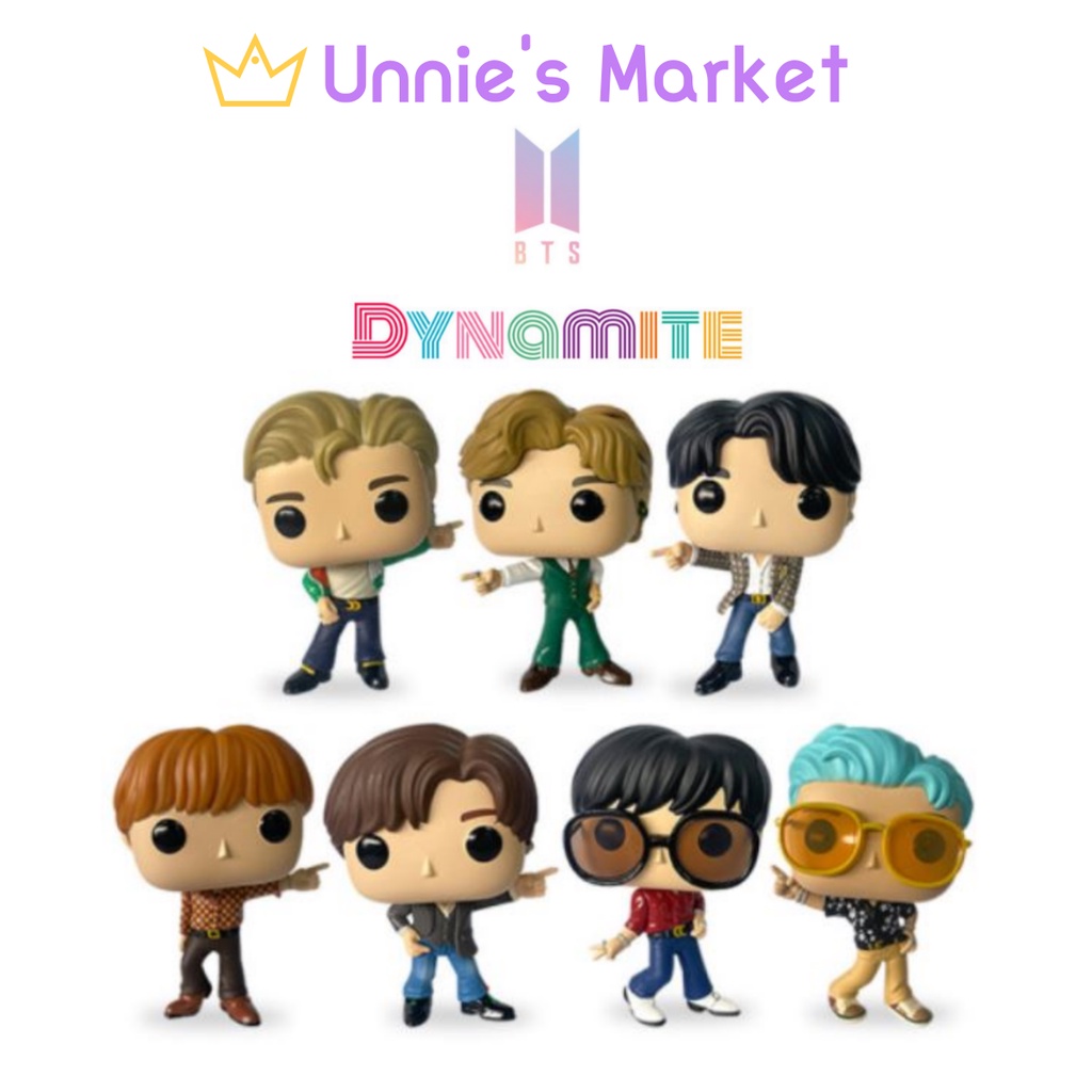 BTS Funko pop Dynamite ver(RM/JIN/SUGA/J-HOPE/JIMIN/V/JUNGKOOK) | Shopee México
