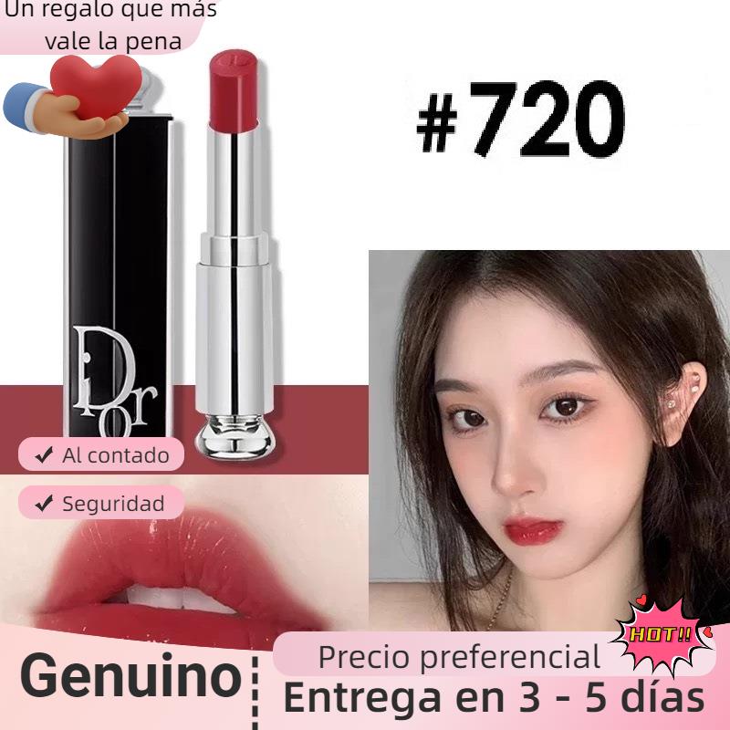 (Entrega inmediatan)Dior hidratante lápiz labial de tubo negro Lápiz ...
