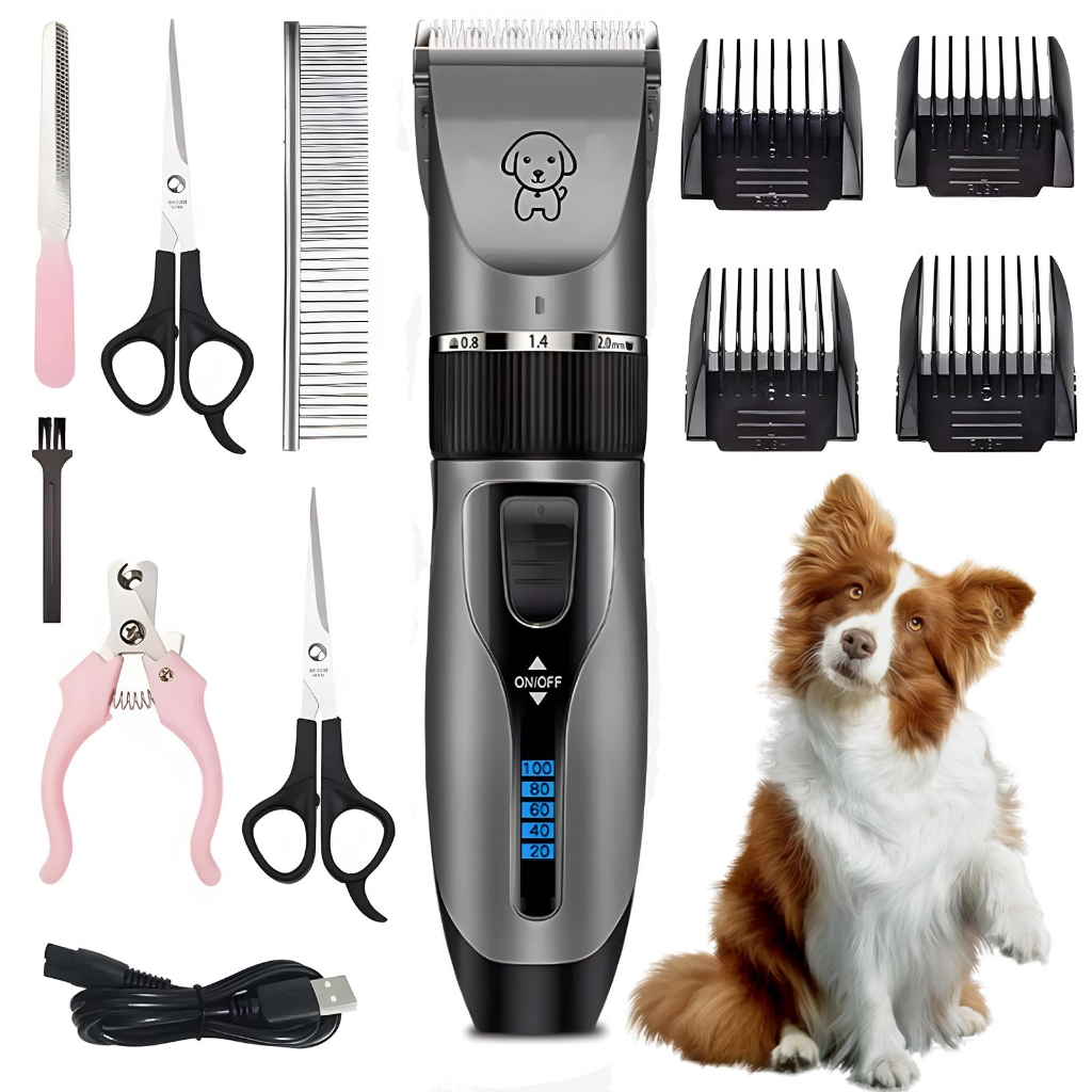 [Envío de México] Eléctrico Clipper para Perros y Gatos, USB Recargable ...