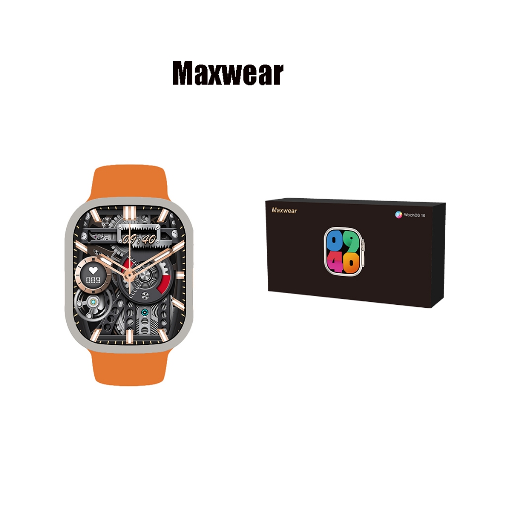 Maxwear ultra 10 plus Smart Watch 49mm ip68 impermeable Bluetooth llama GPS NFC carga ...