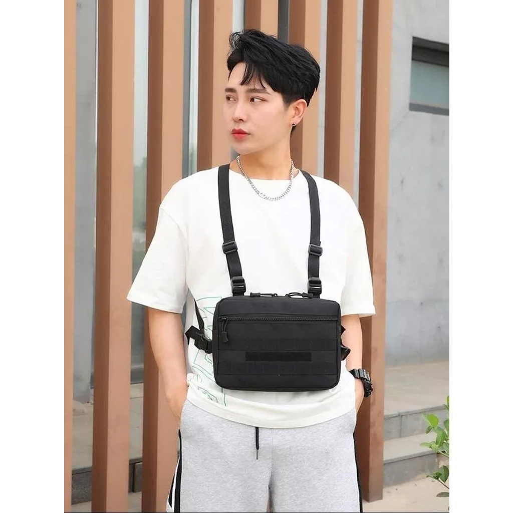 Mochila Pechera Bolsa De Pecho Chest Bag Táctica Pechera | Shopee México