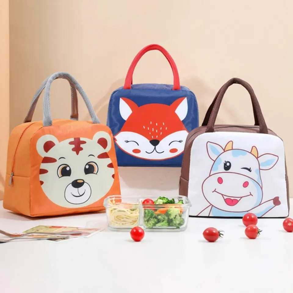 LONCHERA ANIMADA Bolsa de almuerzo con dibujos animados, fiambrera ...