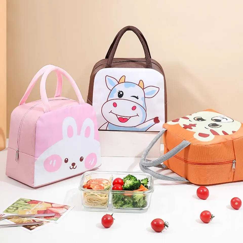 LONCHERA ANIMADA Bolsa de almuerzo con dibujos animados, fiambrera ...