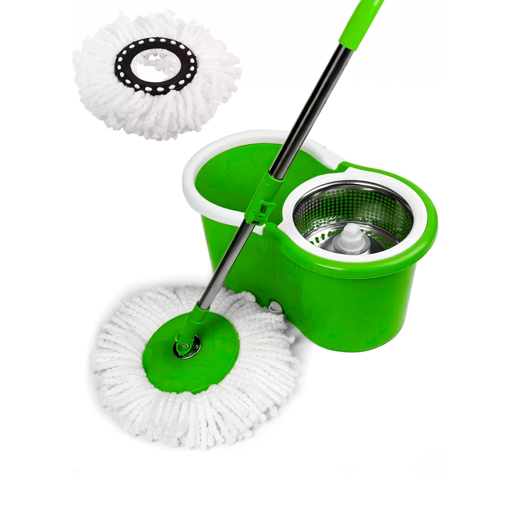Trapeador Mágico De 360° Giratorio Trapeador Spin Mop Giratorio Con 2 ...