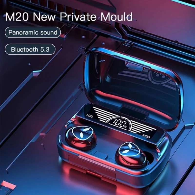 Audífonos Bluetooth 5.3 inalámbricos m20 pro auriculares estereofónicos de alta fidelidad ...