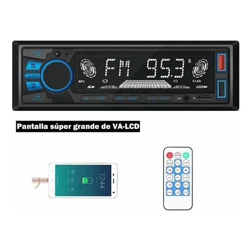 Reproductor Mp3 Auto Con Bt Inalámbrico 2usb Pantalla Va-lcd JSD-580S ...