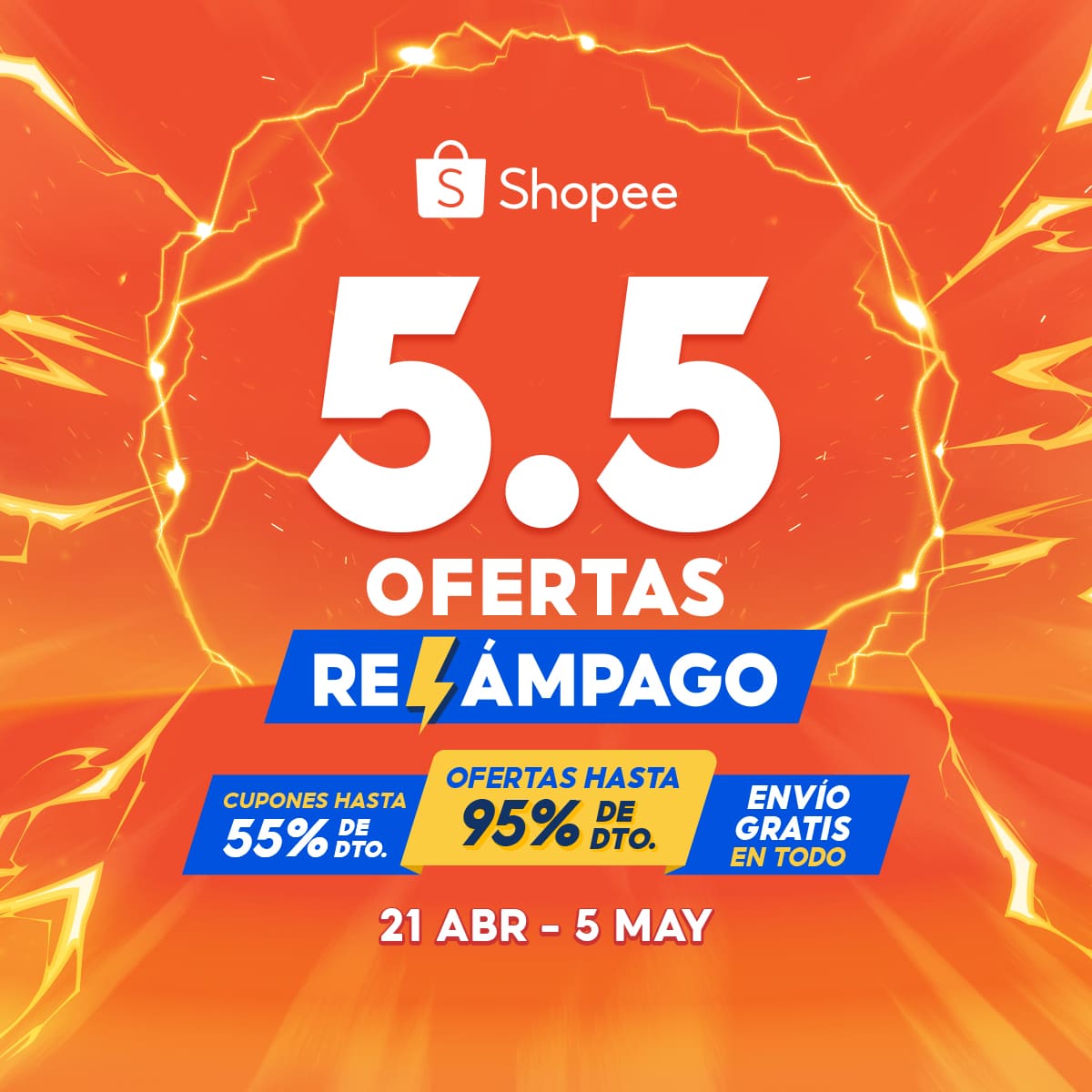 5.5 Ofertas Relámpago | Shopee MX