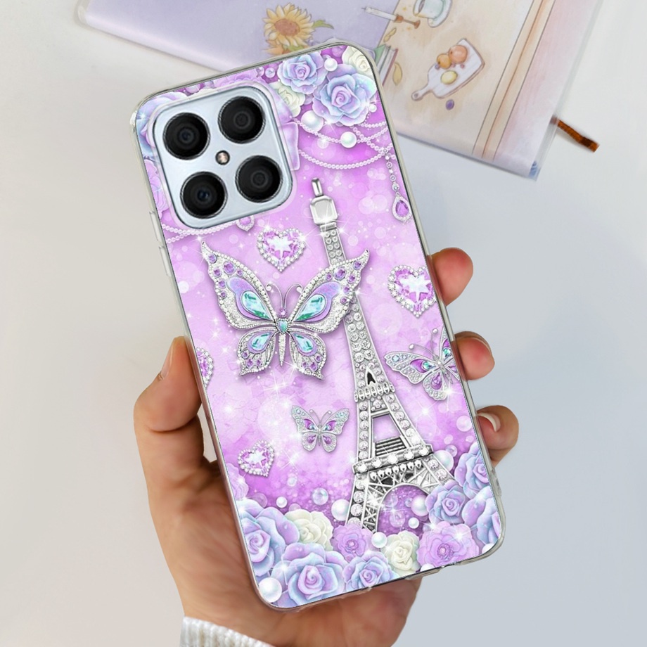 Honor X8 4G TFY-LX1/X30i AN00 Funda 2023 Transparente TPU Space man ...