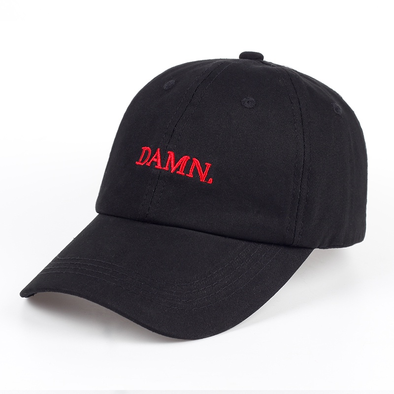 Cursed Dad Hat Embroidery hip Hop sewing Kendrick Lamar unstructured ...