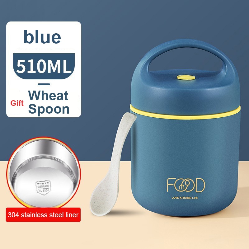 Thermos Caja De Almuerzo Térmica De Acero Inoxidable Aislado Bolsa ...