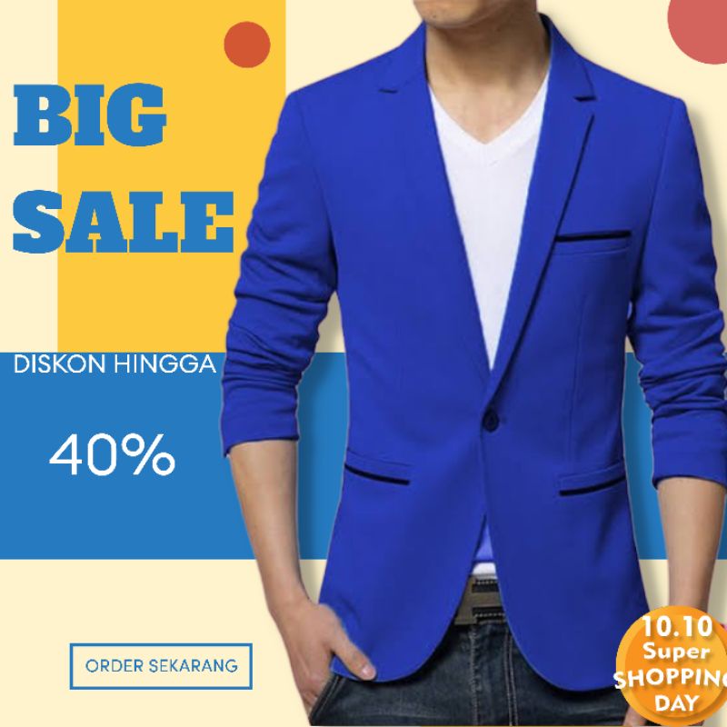 jas & blazer Azul/formal/Invitación/Graduación Oficial Oficina/Hombres ...