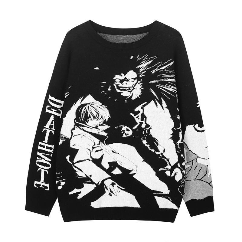 Y2K Anime Japonés Death Note Sudadera De Las Mujeres Harajuku ...