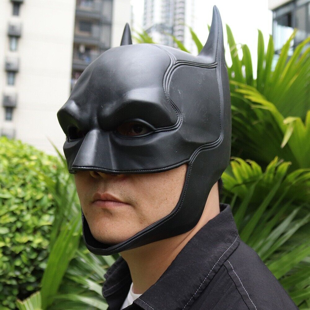 Halloween Batman Máscara Completa Con Cowl Adulto El Caballero Oscuro ...