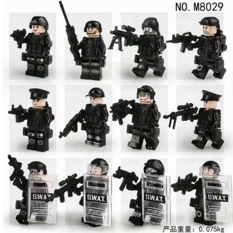 Lego lego Brimoban tni marinir brújula ejército swat ejército policía ...