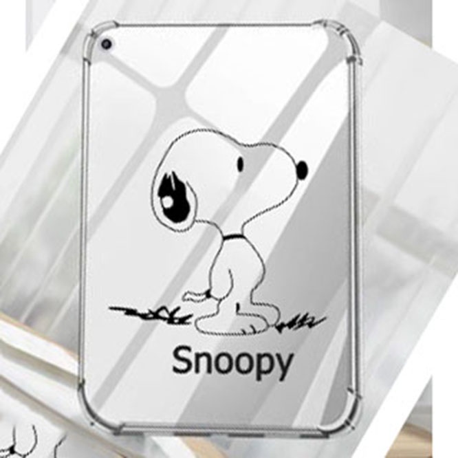 Carcasa Para ipad Snoopy cute cartoon clear case bump cover Air Mini 1 ...