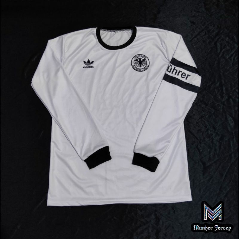 Jersey Alemania Retro 1974 Impresión Completa Personalizada | Shopee México