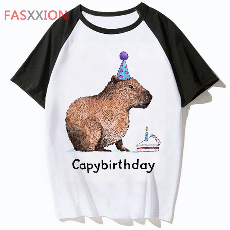 Camiseta Capybara Hombres casual grunge print Blanca 2022 top tees ...