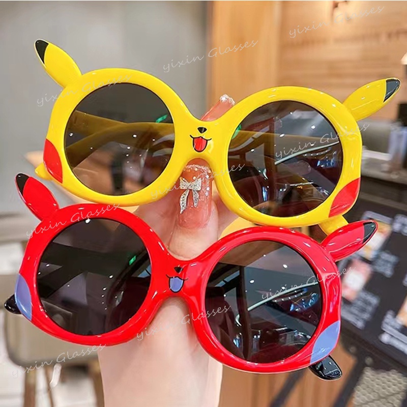 Pokémon Niños Gafas De Sol De Dibujos Animados Lindo UV Protector ...