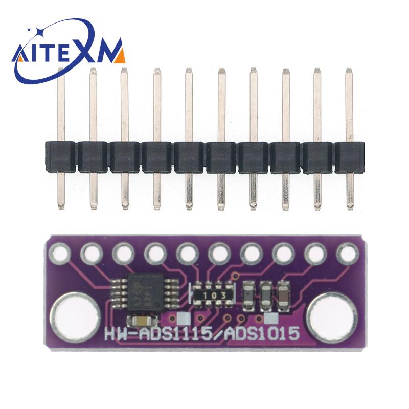 ADS1115 ADS1015 16 Bit I2C Módulo Precisión ADC 4 Canales Tablero De ...