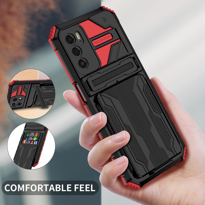 Samsung Galaxy S23 Plus S23 Ultra S22 S21 S20 FE Note 20 A Prueba De Golpes Ranura Para Tarjetas ...