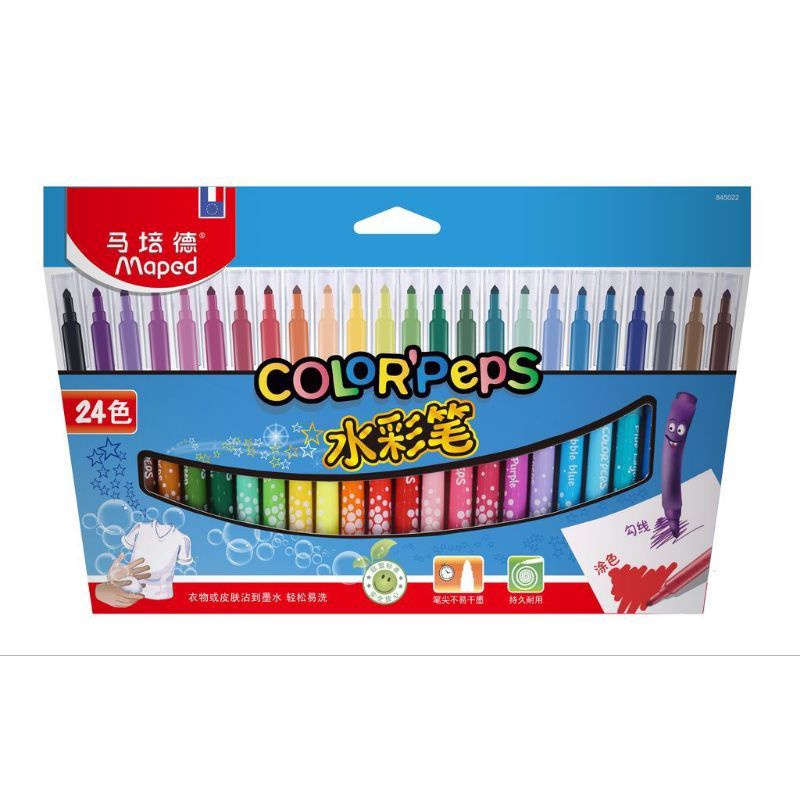 Marcadores maped Color peps 24 pcs maped maped Markers maped crayon ...