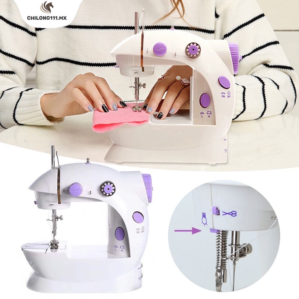Mini Máquina de Coser Portátil Automático Electrónico Compacta ...