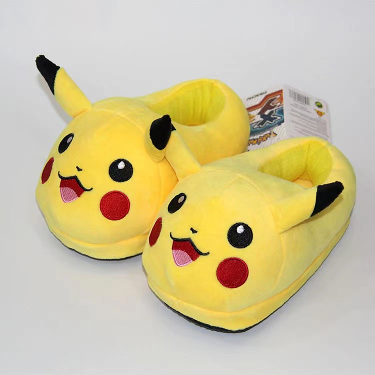 Lindo Anime Pokemon Felpa Zapatillas De Algodón Relleno De Piernas ...
