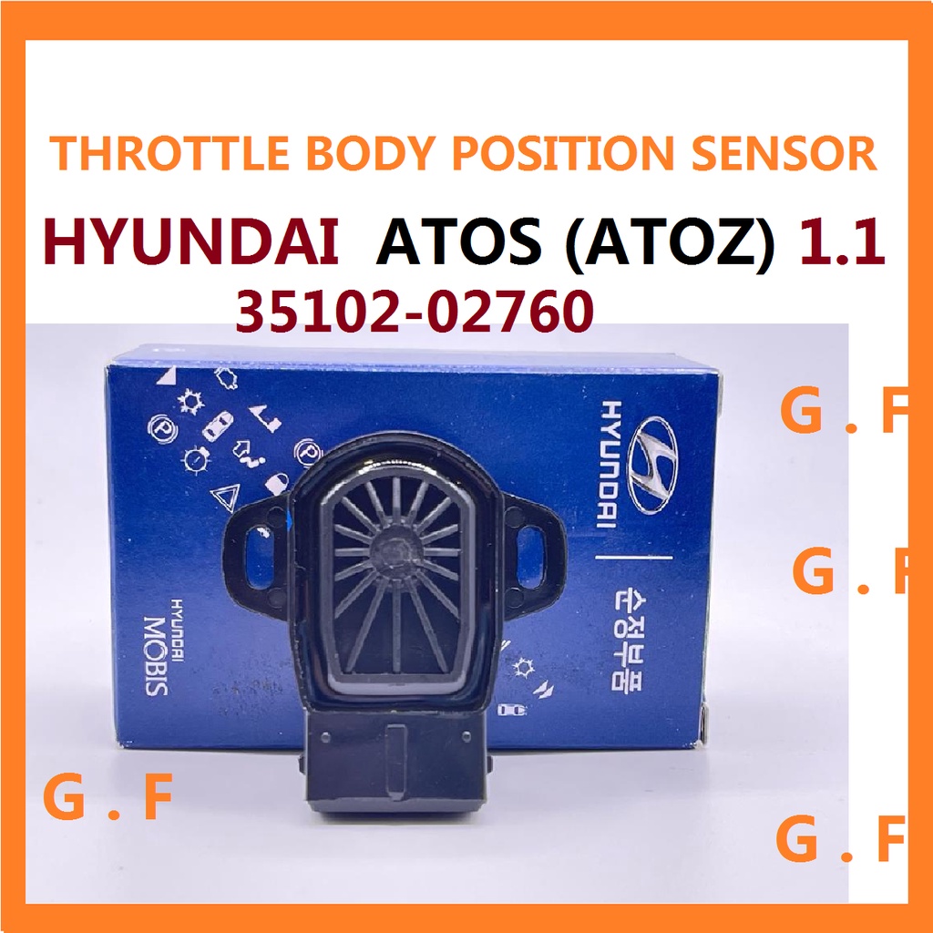 SENSOR TPS 35102-02760 HYUNDAI ATOS (ATOZ) 1.1 De Posición Del Cuerpo ...