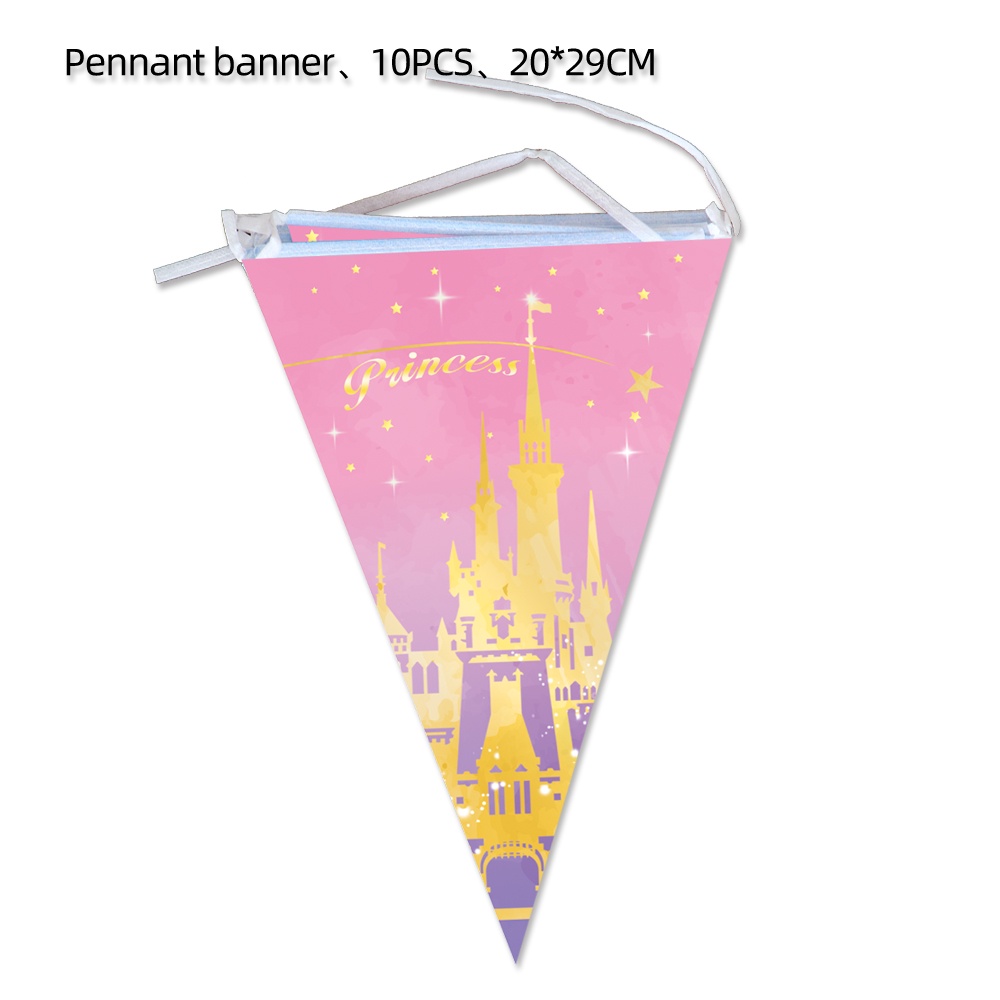 Princesa Castillo Feliz Niña Niño Tema Fiesta De Cumpleaños Decoración ...