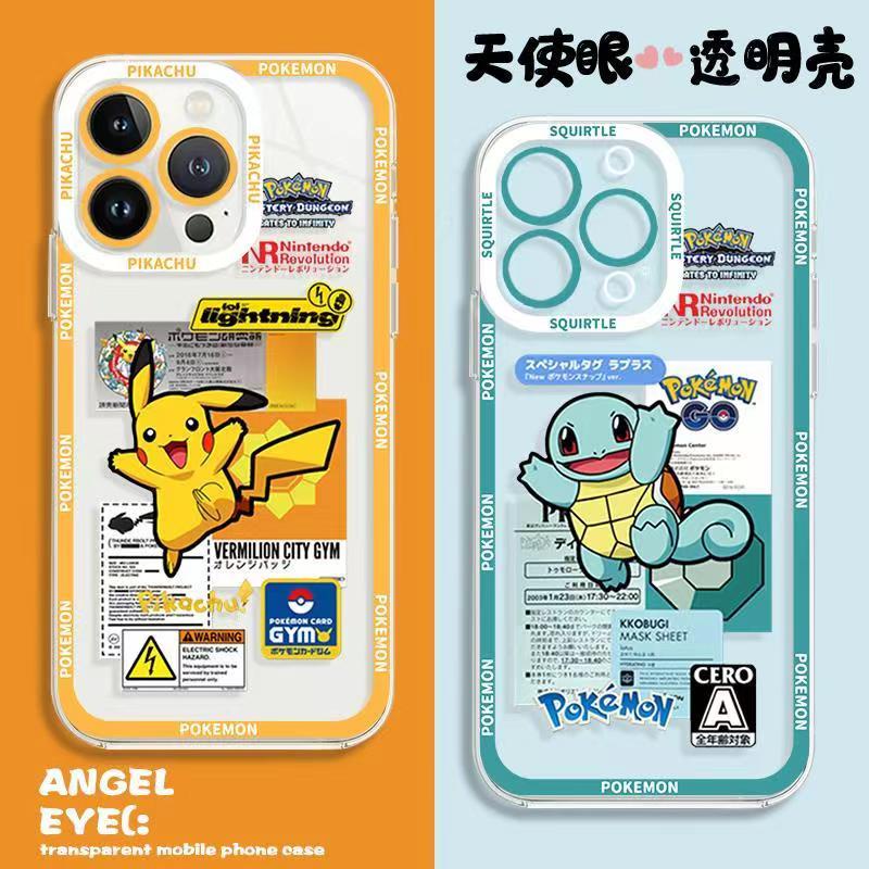 Funda De Teléfono De Dibujos Animados De Pokemon Pikachu/Squirtle ...