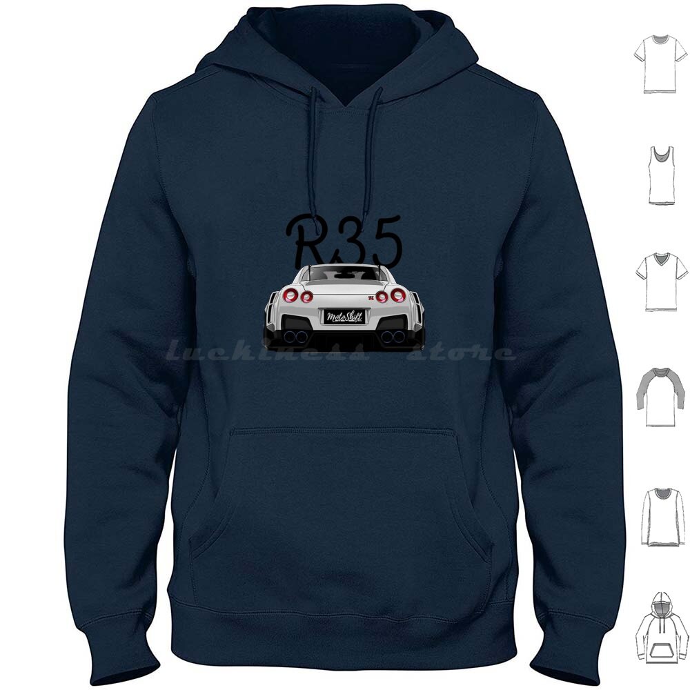 Sudadera Con Capucha Gtr R35 Para Nissan R34 Skyline Gt R | Shopee México