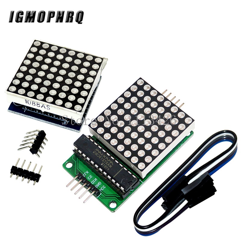 Módulo De Visualización Microcontrolador MAX7219 8 * 8 dot matrix ...