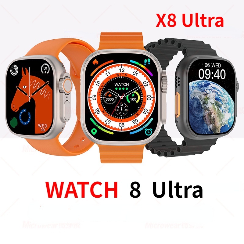 Original X8 Ultra Series 8 Watch 9 Smartwatch Pantalla HD Monitor ...
