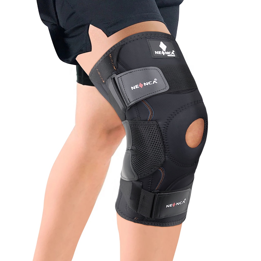 NEENCA Rodillera Profesional Con Bisagras , Soporte Médico De Rodilla ...